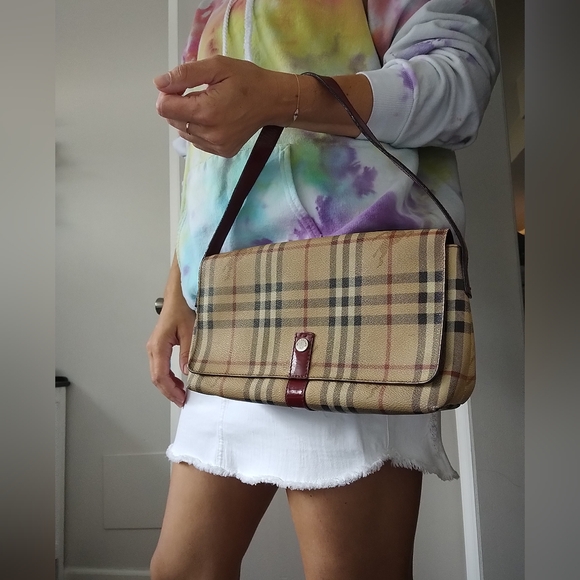 Burberry | Bags | Burberry Nova Check Mini Leather Shoulder Bag | Poshmark